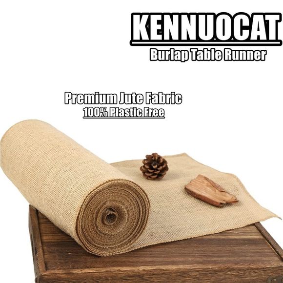 Amazon | Design | Premium Burlap Table Runners 2 Inches X1 Yards Rolls ...